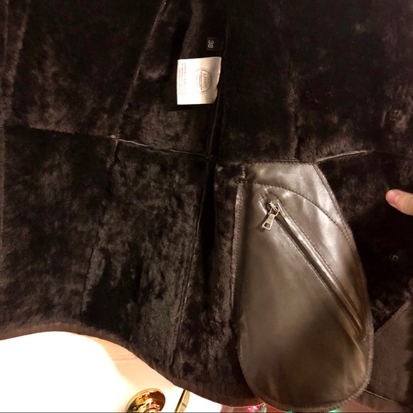 CHRIST Leather | Jackets & Coats | Christ Leather Shearling | Poshmark